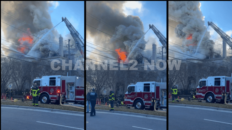 Firefighters battling intense fire at Graystone Inn in downtown Wilmington